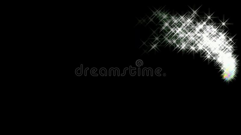 Shining Star Particles with Night Background Stock Footage - Video of ...