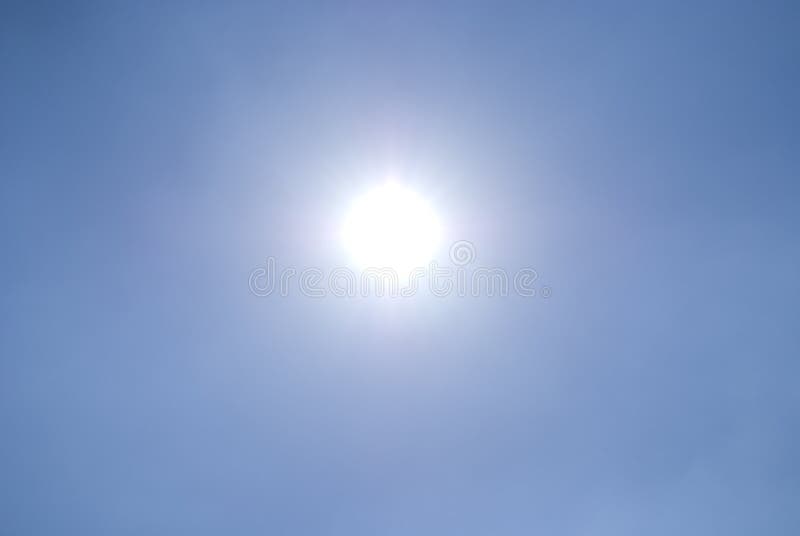 Sun In Clear Blue Sky