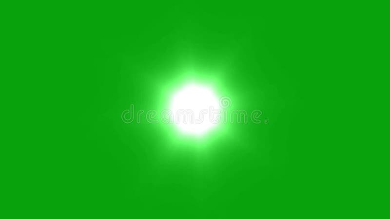 Sun Rays on Green Screen stock footage. Video of animation - 200475298
