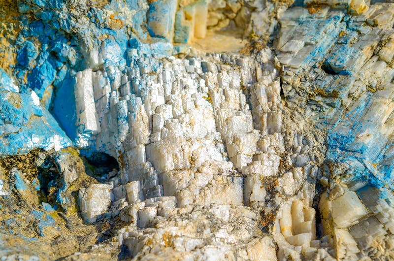 Shining in the Sun Quartz Mountain. Stock Photo - Image of beautiful ...