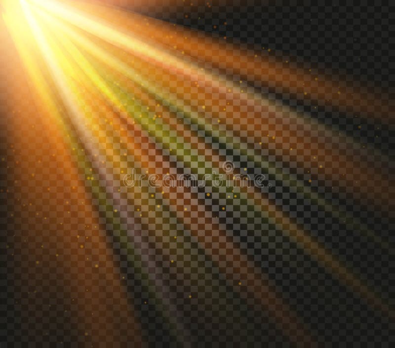 Shining Orange Background With Light Effects Stock Vector ...