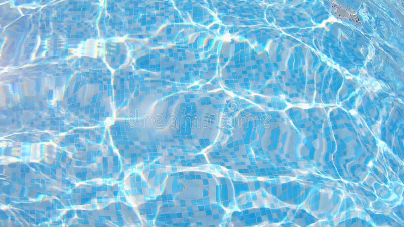 Shining Water in the Swimming Pool. 4k Video Stock Footage - Video of ...