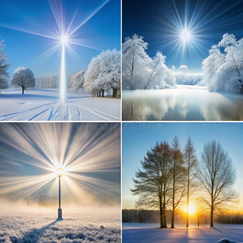 Shining White Light and Dense White Haze Stock Illustration ...