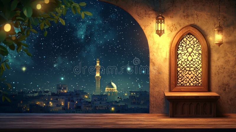 By Shining through the Windows, Moonlight Illuminates the Interior of ...