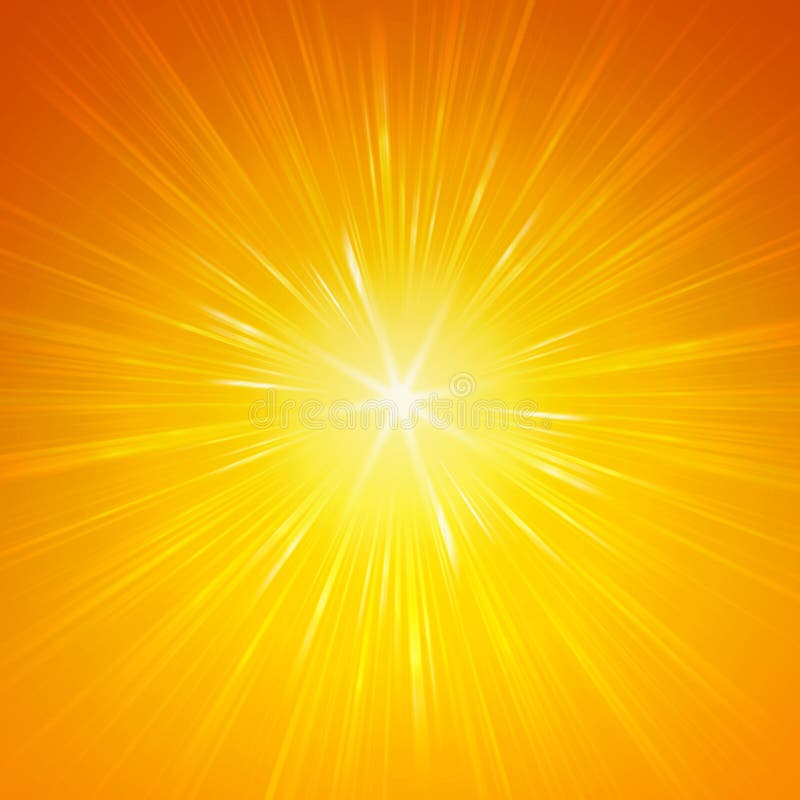 Shining yellow lights stock illustration. Illustration of irradiation ...
