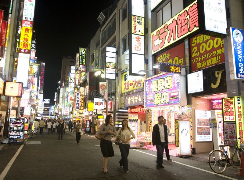 Kabukicho Street in Shinjuku, Tokyo, Japan Editorial Photography ...