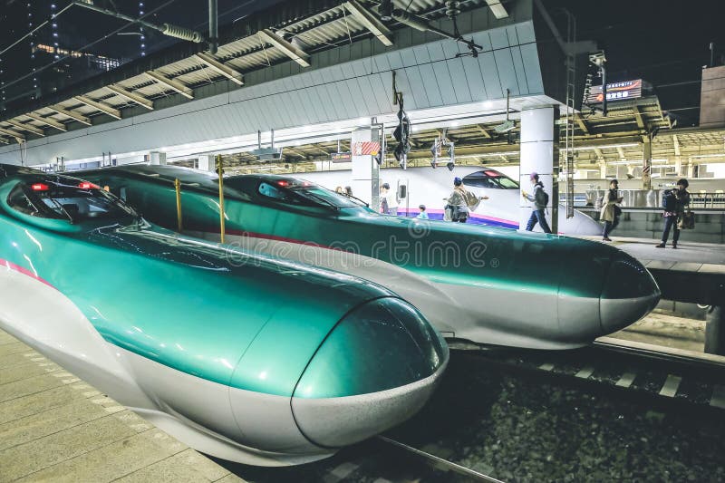 The Shinkansen Bullet Train at Tokyo Railway 3 Nov 2013 Editorial Image ...