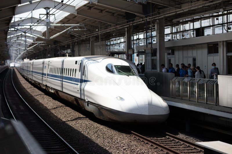 Shinkansen High-Speed Bullet Train Editorial Image - Image of asia ...