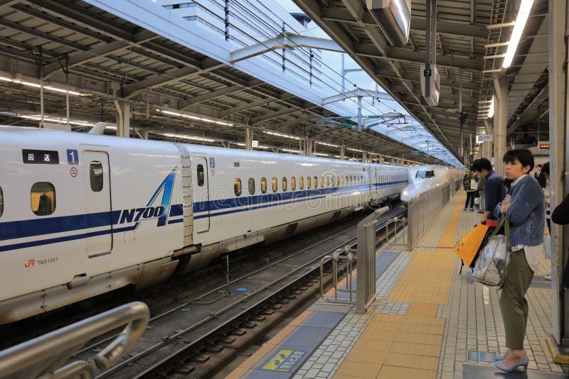 The Shinkansen Train Station at Shin Osaka Editorial Stock Photo ...