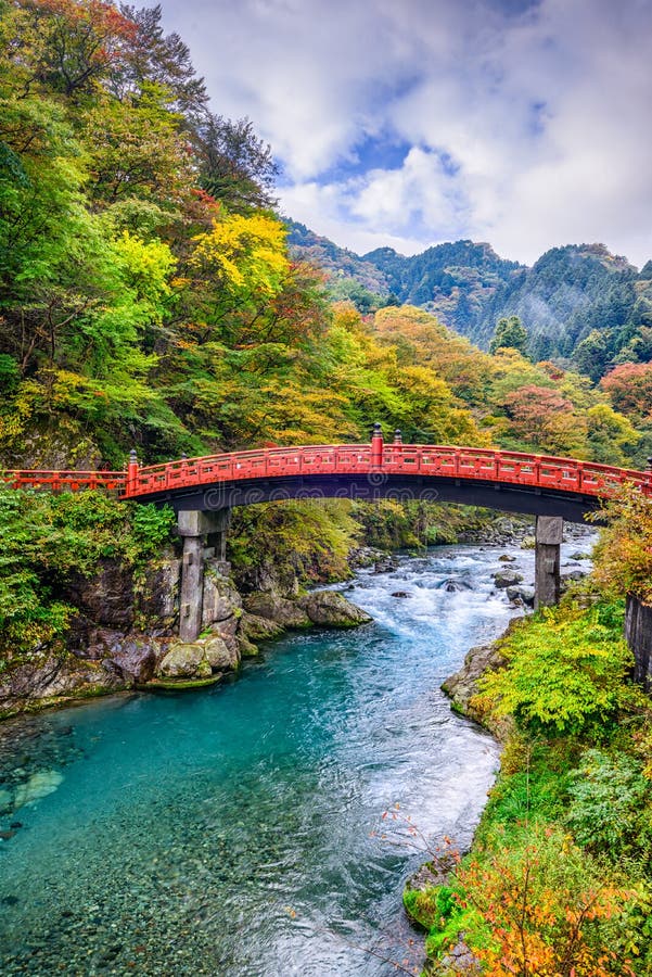 Shinkyo Bridge Japan stock photo. Image of location - 107911290