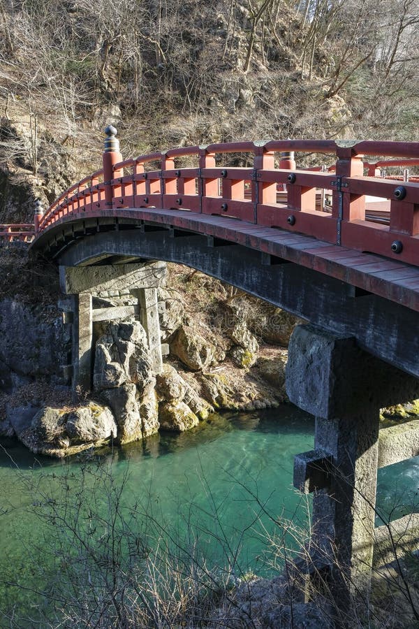 Shinkyo Bridge in Nikko, Japan Stock Image - Image of district, asia ...
