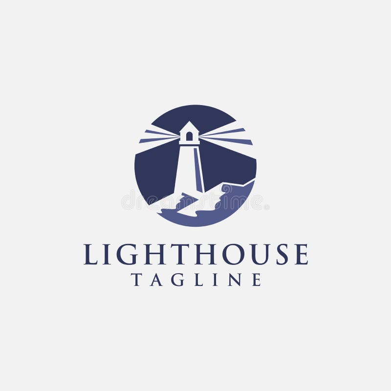Shinning Lighthouse Logo Vector Template, Lead the Way Logo, Share and ...