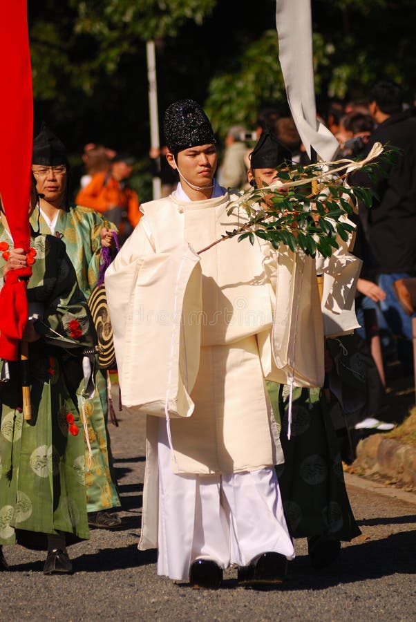 Shinto Priests, Tokyo, Japan Editorial Stock Photo - Image of kami ...