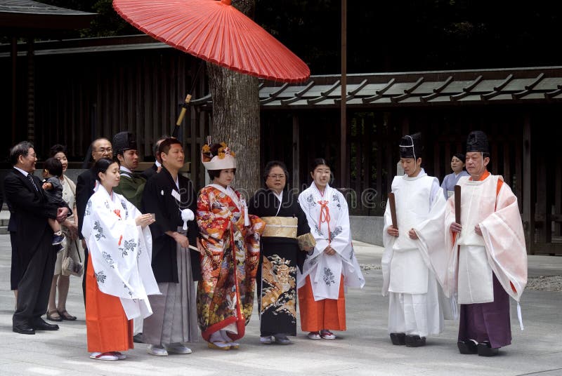 Shinto Wedding, Tokyo, Japan Editorial Photography - Image of beautiful ...