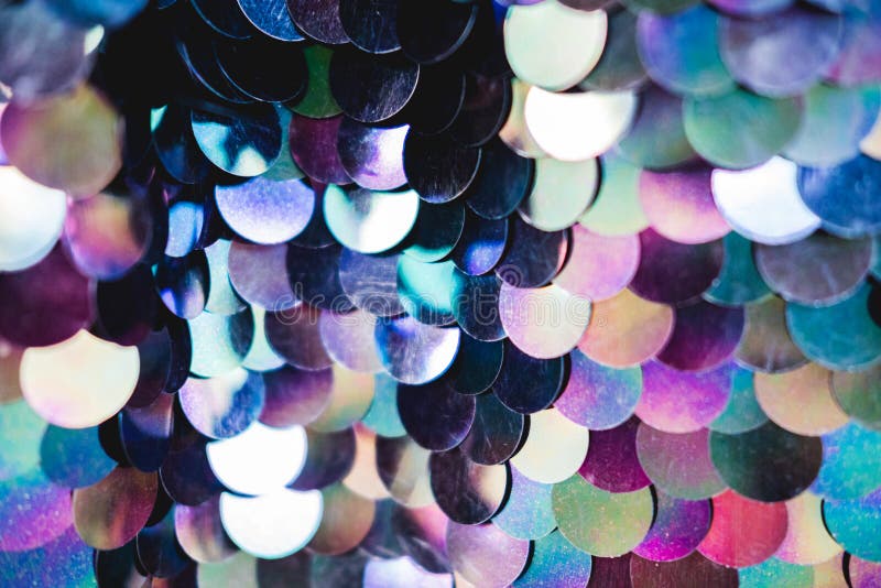 Shiny Abstract Background of Semicircular Multi-colored Plastic ...