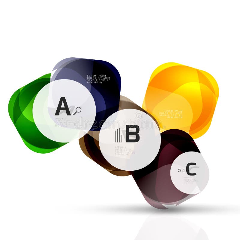 Shiny abstract elements stock illustration. Illustration of blue - 88414136