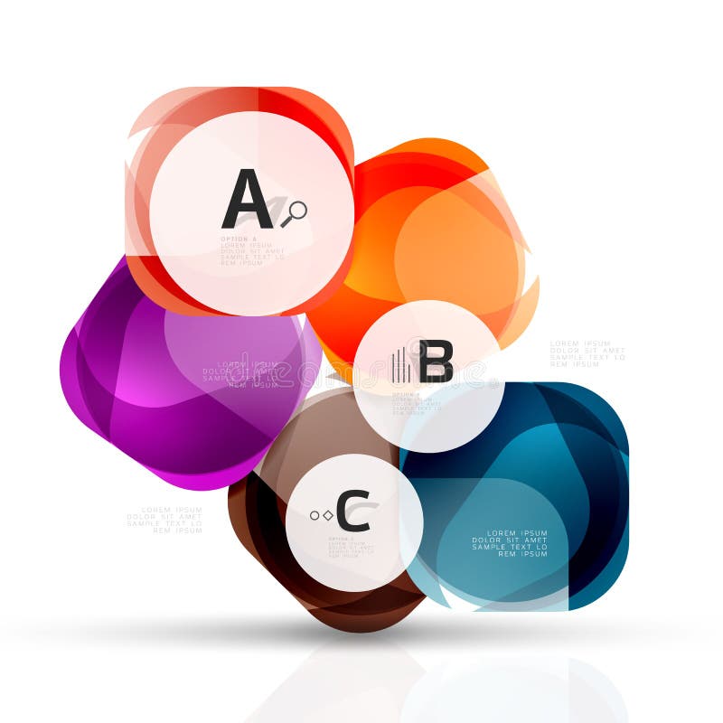 Shiny abstract elements stock vector. Illustration of plastic - 94434318