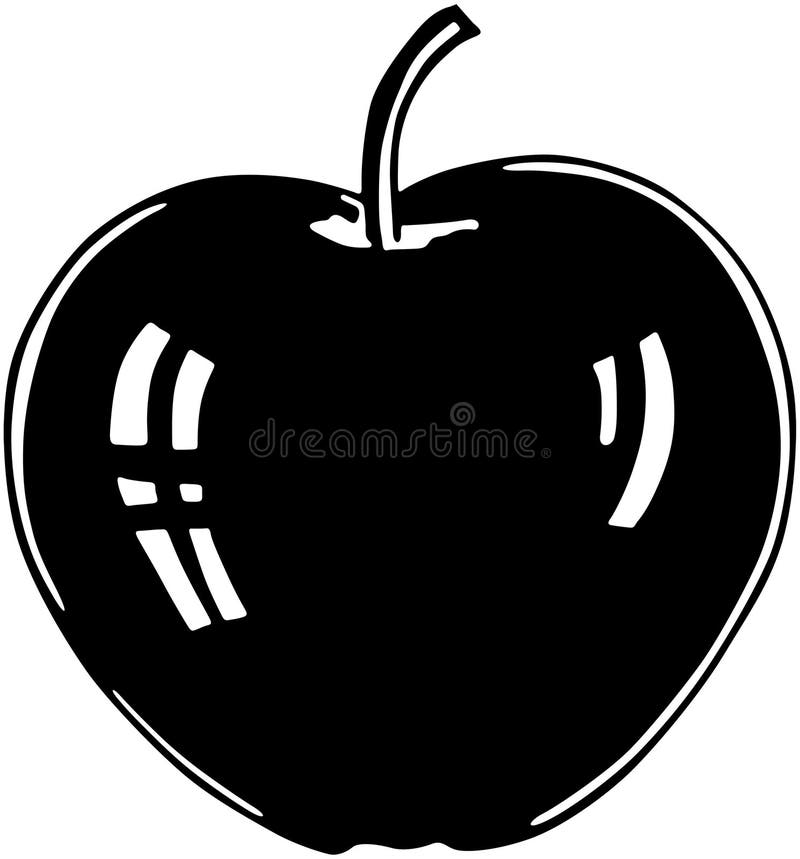 Shiny Apple stock vector. Illustration of fruits, shiny - 42094843