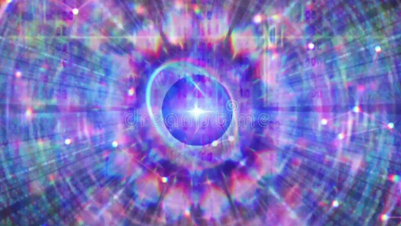 Shiny atom model stock footage. Video of effects, fire - 278178684