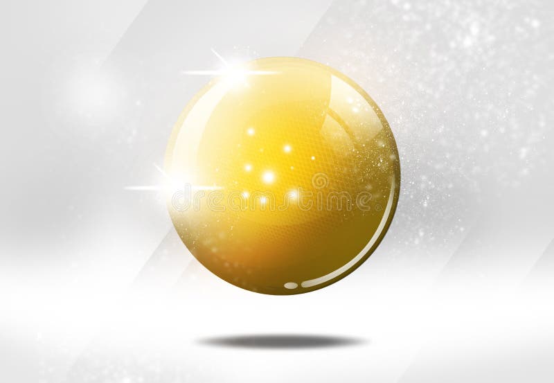 Shiny ball illustration stock illustration. Illustration of sparkles ...