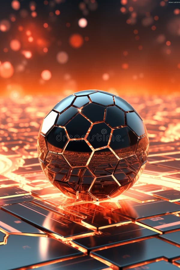 A Shiny Ball Sitting on Top of a Computer Keyboard. Perfect for ...