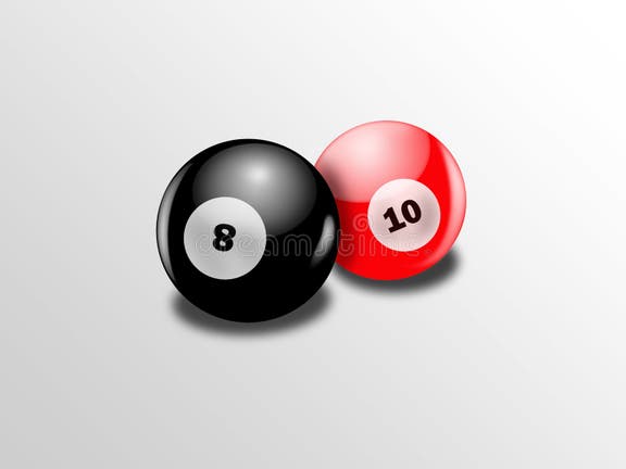 Shiny billiards balls stock illustration. Illustration of round - 10566244
