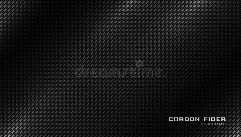 Shiny Black Carbon Fiber Material Texture Background Stock Vector ...