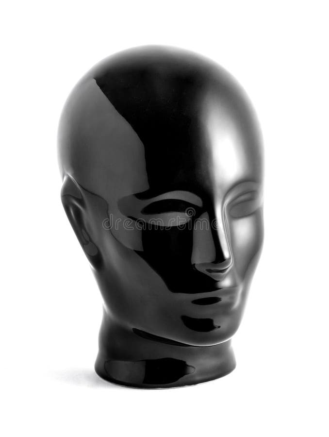 Featureless Mannequin Head - Side View - with Dark Stocking Cap and ...