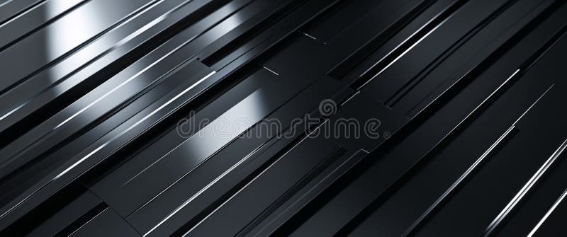 Shiny Black Metal Textures with Diagonal Lines and Reflections Stock ...