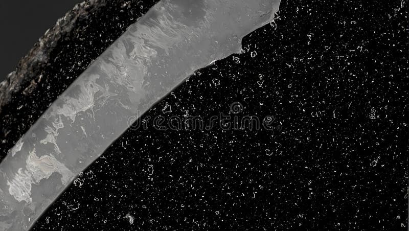 Shiny Black Obsidian Glass Texture with Mirror Like Reflection Stock ...