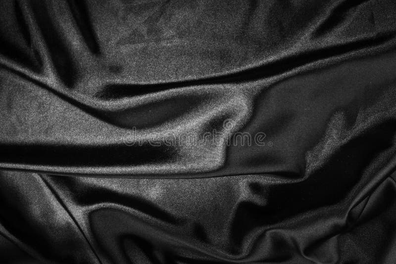 Shiny black satin fabric stock image. Image of silk, textile - 38426305