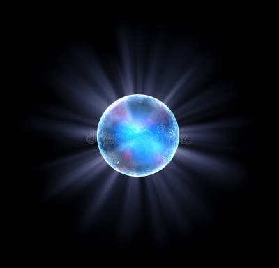 Shiny Blue Ball stock illustration. Illustration of round - 3695396