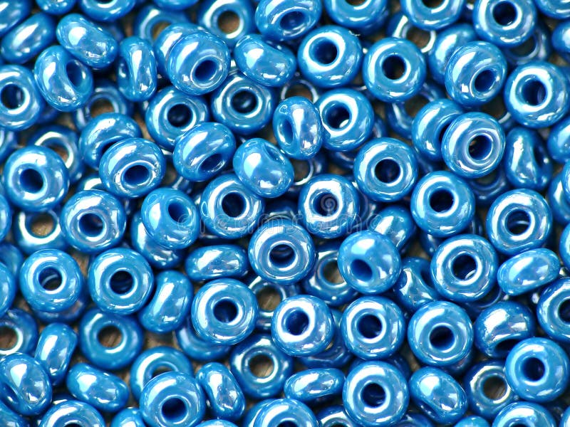 Shiny blue beads stock image. Image of bijouterie, ball - 26029253