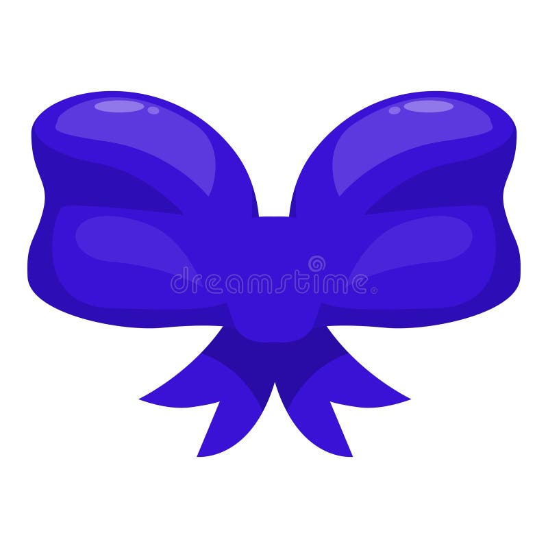Shiny Blue Gift Bow Making a Present Special Stock Photo - Image of ...