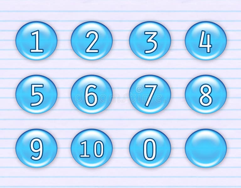 Blue Icons Number Stock Illustrations – 24,646 Blue Icons Number Stock ...