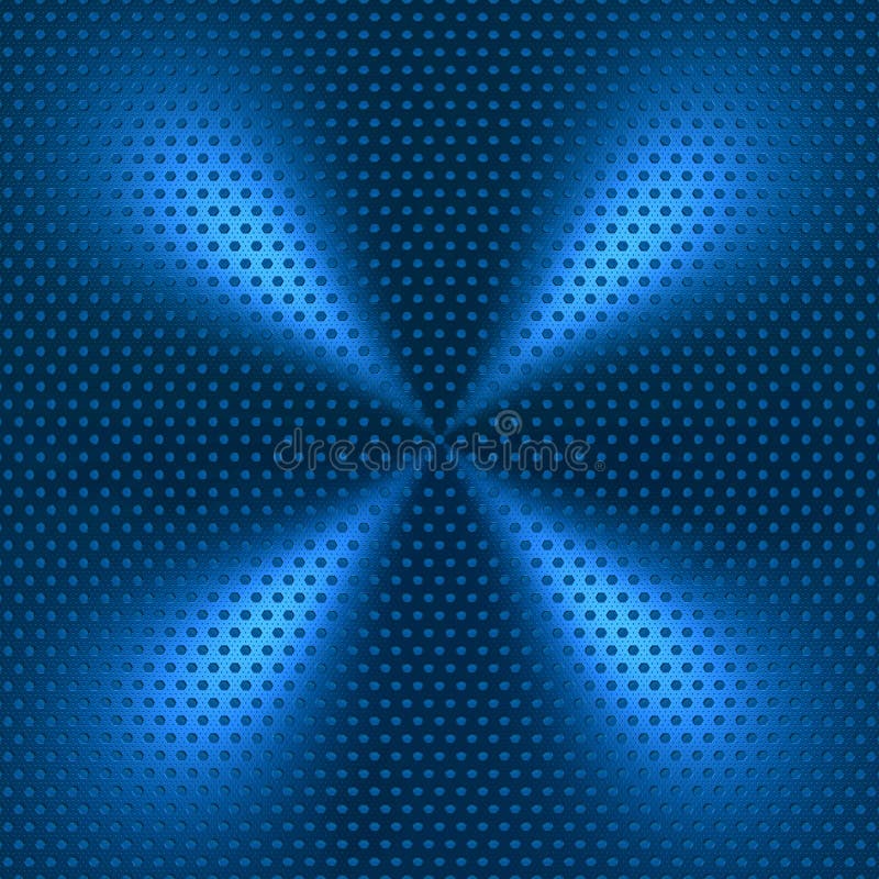 Shiny Blue Rounds on the Cold Steel Background with Little Dots Stock ...