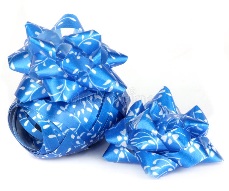 Shiny blue satin ribbon stock photo. Image of festive - 35628554