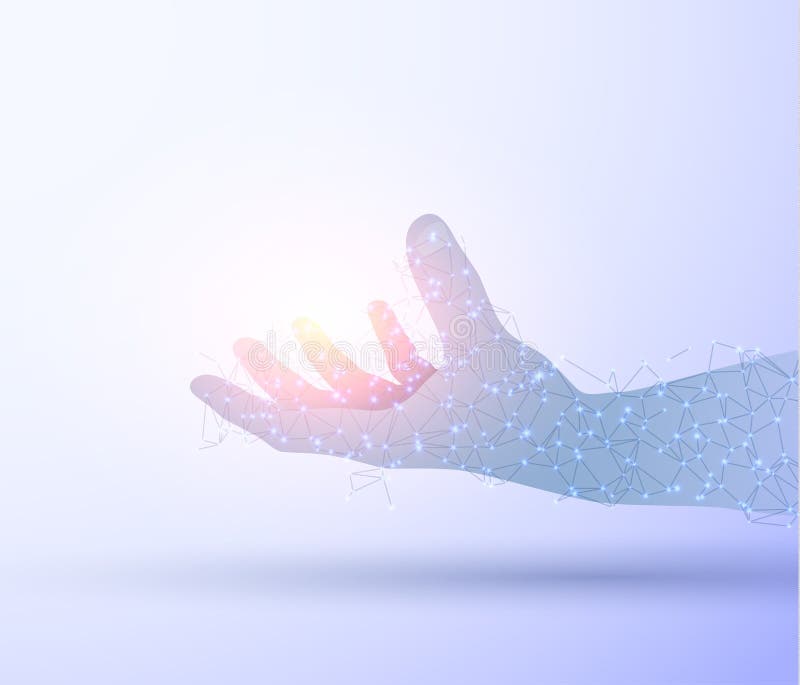 Shiny Blue Technology Background Stock Vector - Illustration of media ...