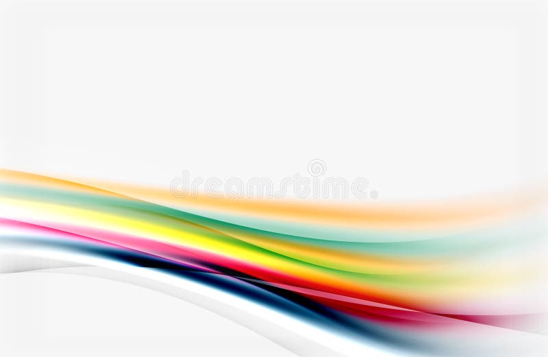 Shiny blurred line waves stock vector. Illustration of poster - 79378315