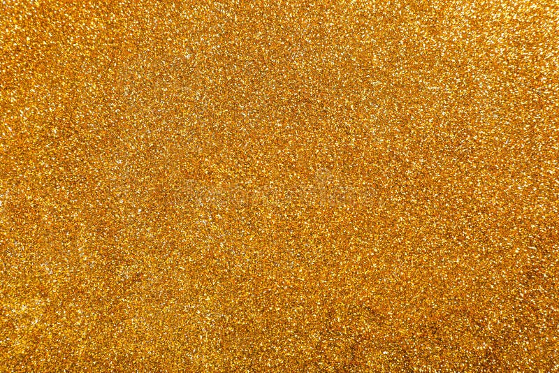 Shiny Bright Golden Glitter As Background, Top View Stock Image - Image ...