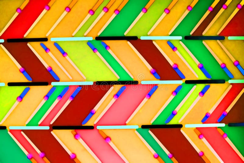 Bright Colourful Horizontal Zigzag Lines. Stock Image - Image of bright ...