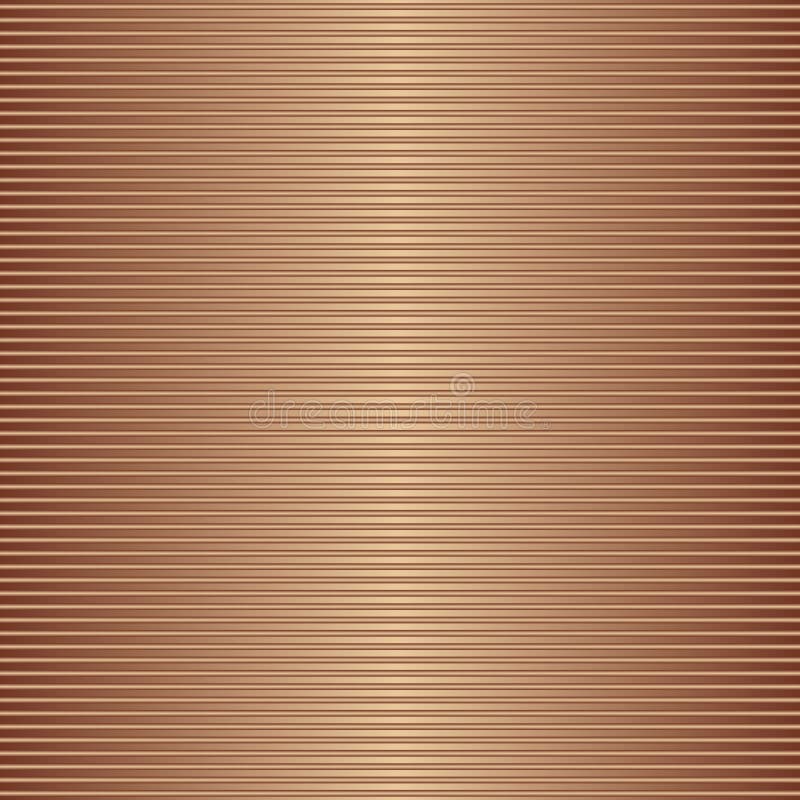 Shiny Bronze Gradient Metal Seamless Striped Pattern Stock Vector ...