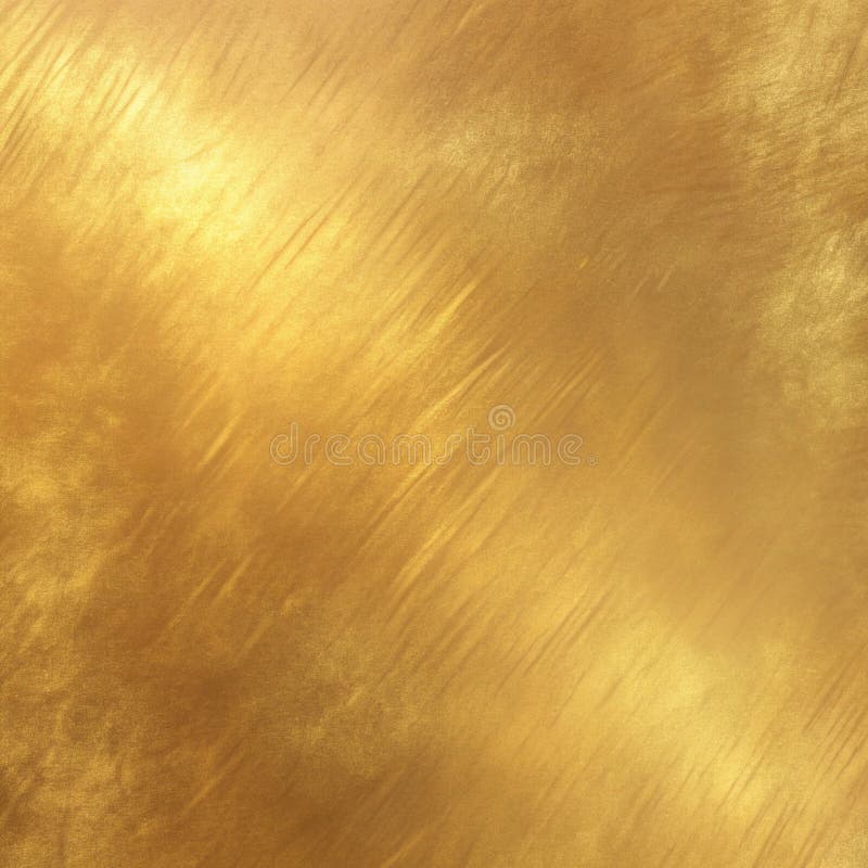 Shiny Brushed Gold Metal Texture Background with Reflective Finish ...