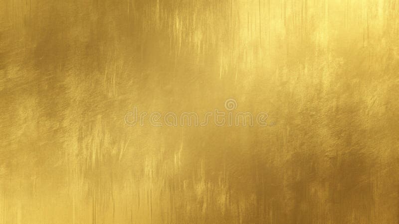 Shiny Brushed Gold Metal Texture Background with Reflective Finish ...