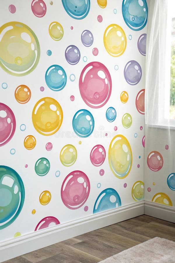 Shiny bubbles wallpaper stock illustration. Illustration of shiny ...