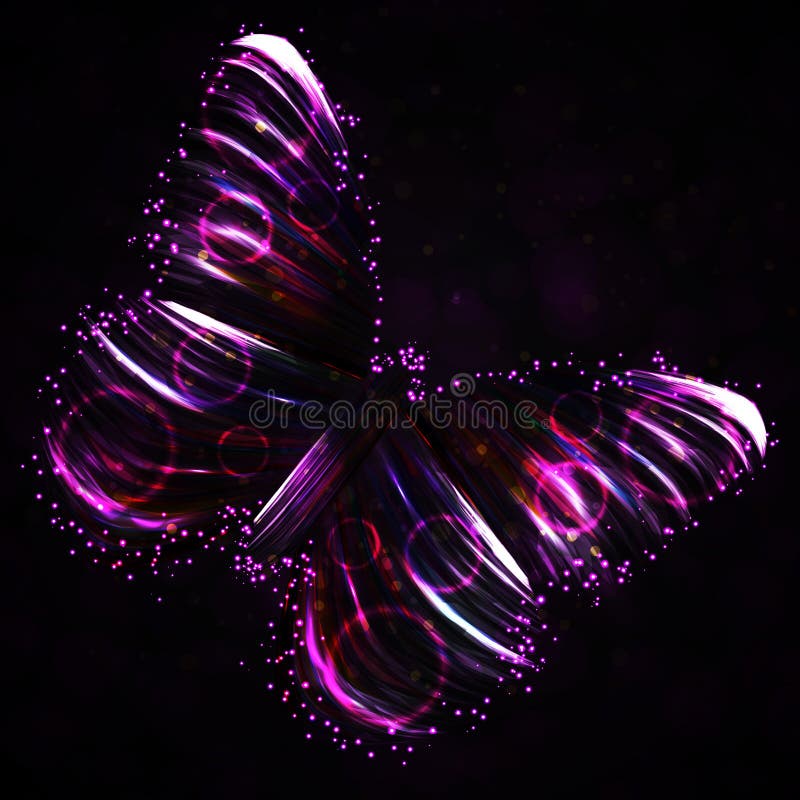 Shiny butterfly stock vector. Illustration of artistic - 24005749