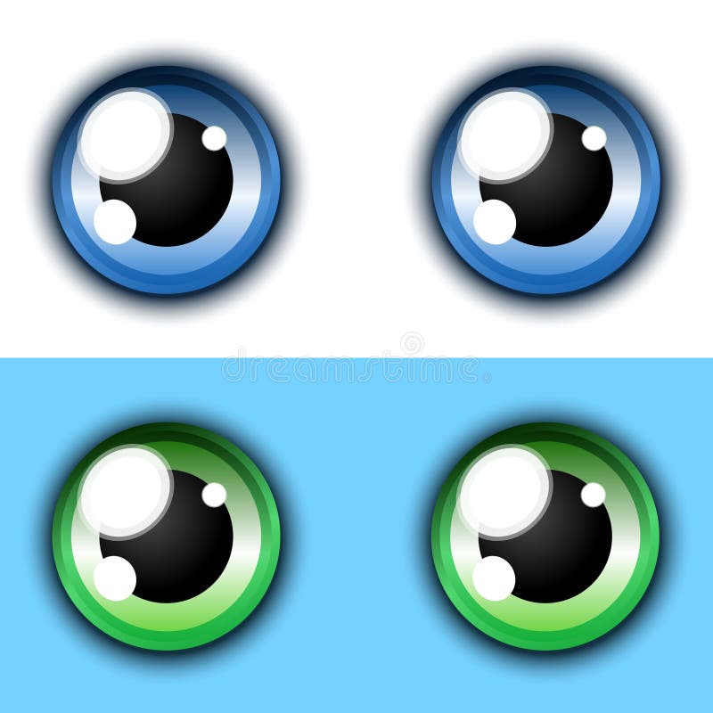 Cartoon eye stock vector. Illustration of sight, cartoon - 9992372