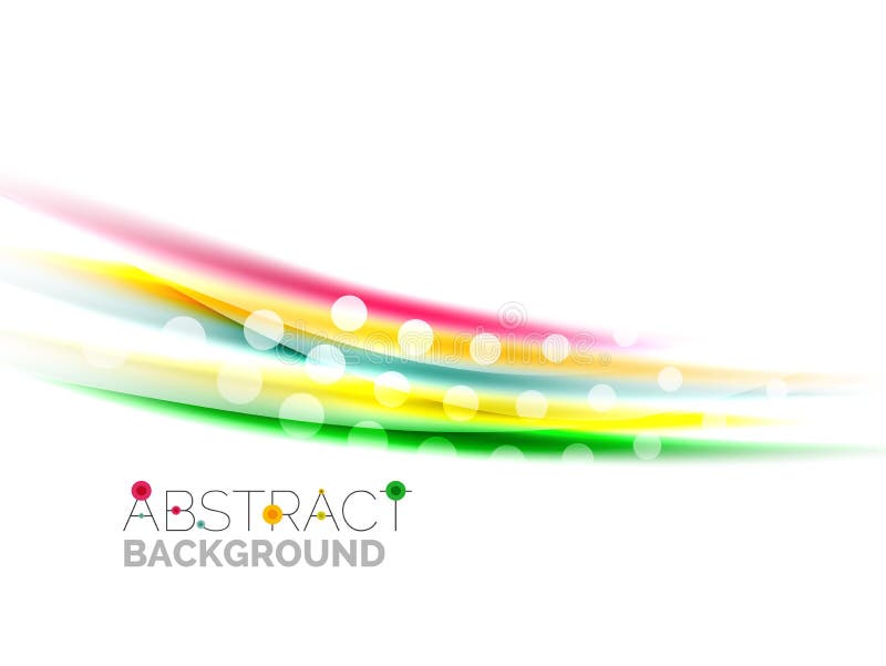 Shiny Color Lines on White Background - Motion Stock Vector ...