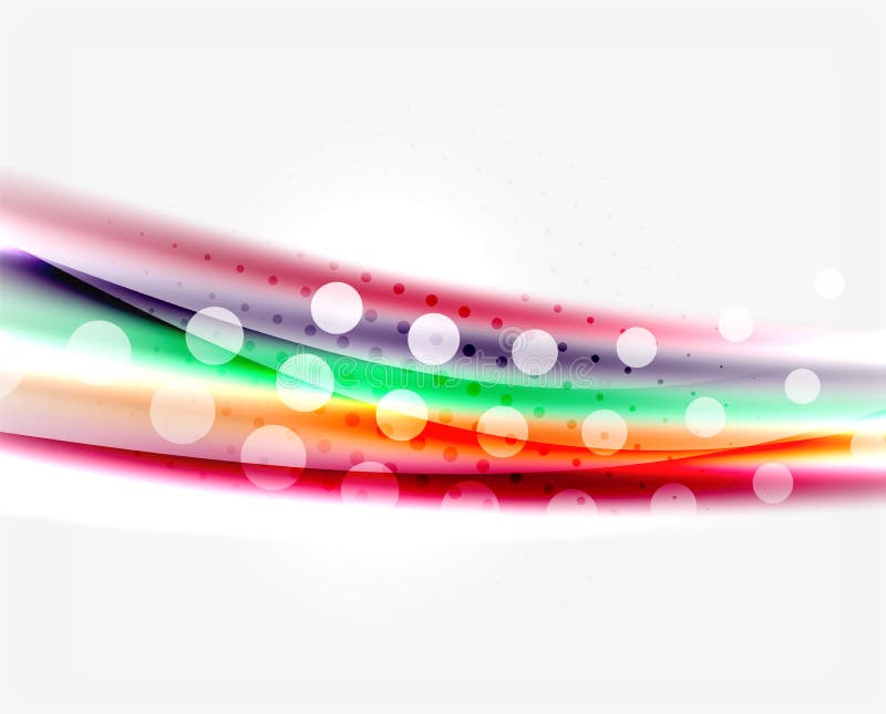 Shiny Color Lines on White Background - Motion Stock Vector ...