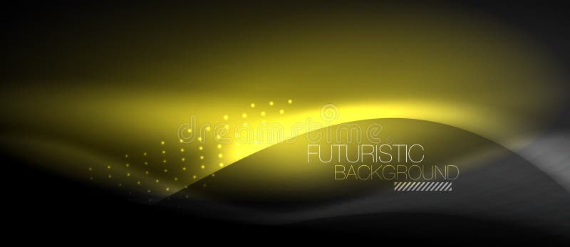 Shiny Smooth Blurred Wave Background Stock Vector - Illustration of ...